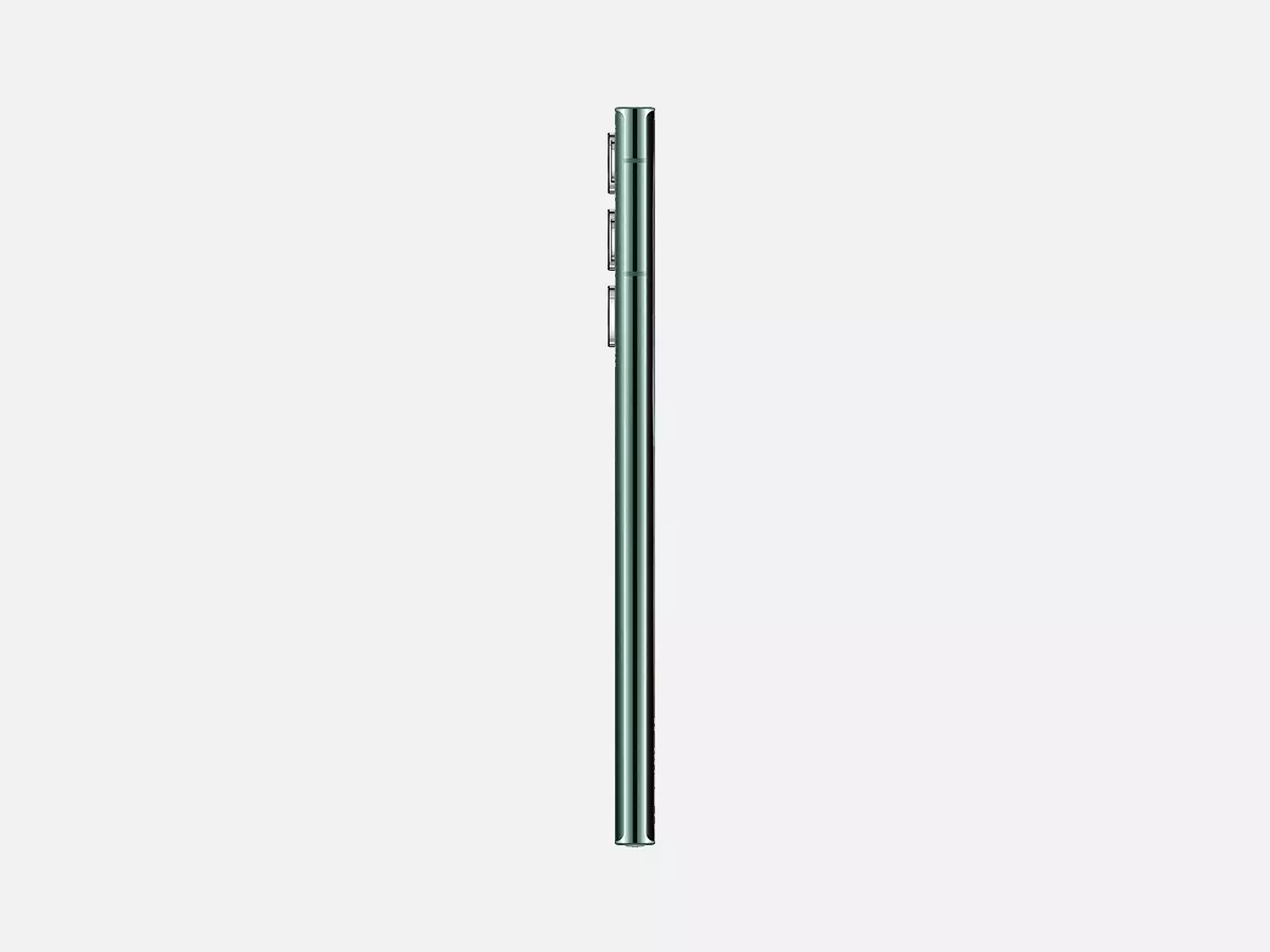 Samsung s22 ultra groene kant