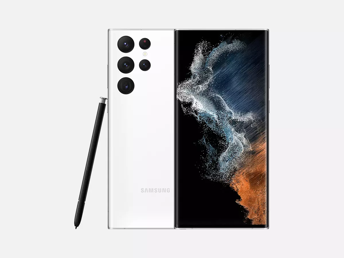 Samsung s22 ultra wit met pen