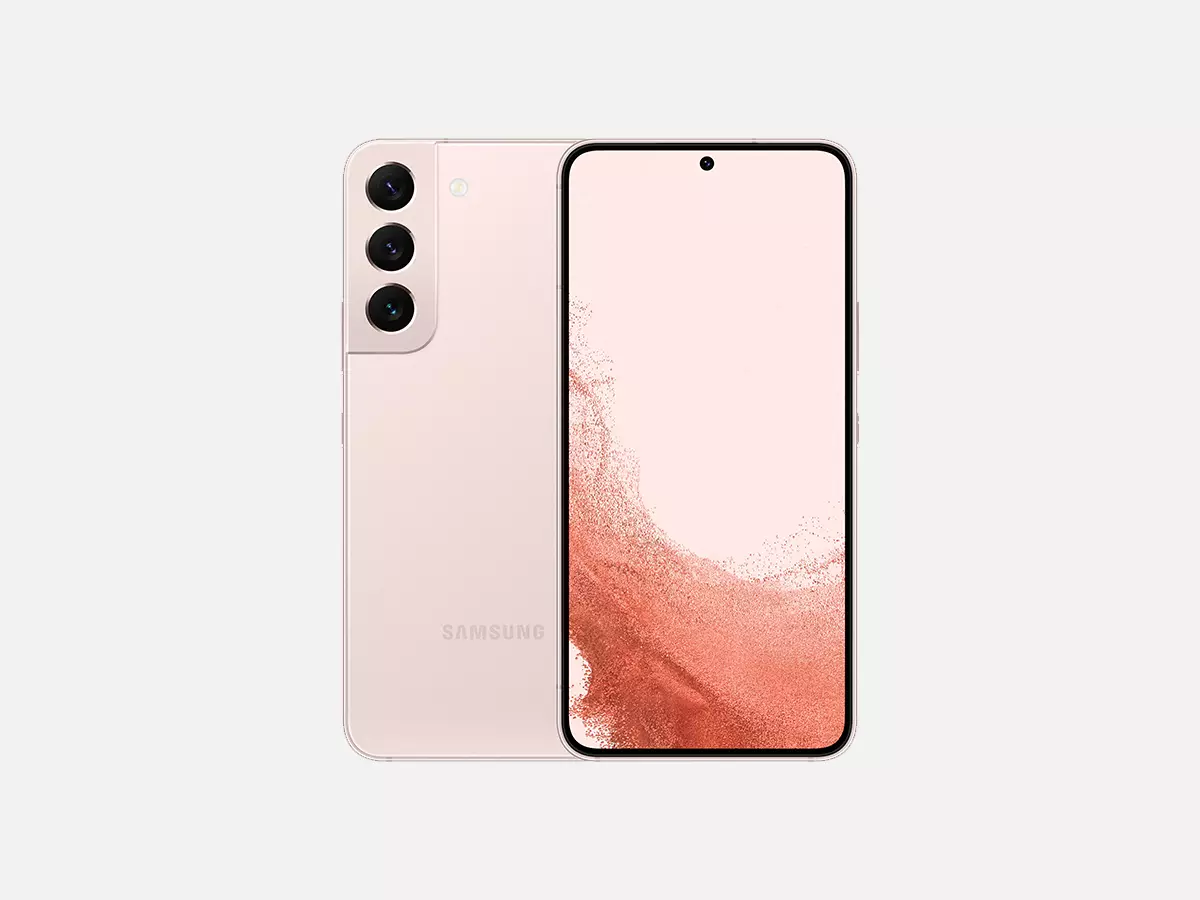 Samsung s22 roze gecombineerd