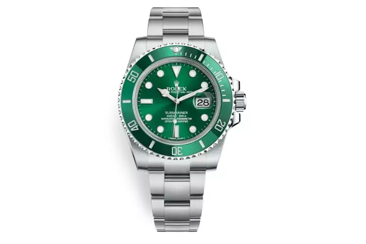 hodinky rolex hulk zelenej farby