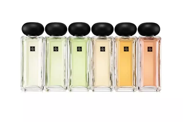 cores da colección de tés raros de jo malone london