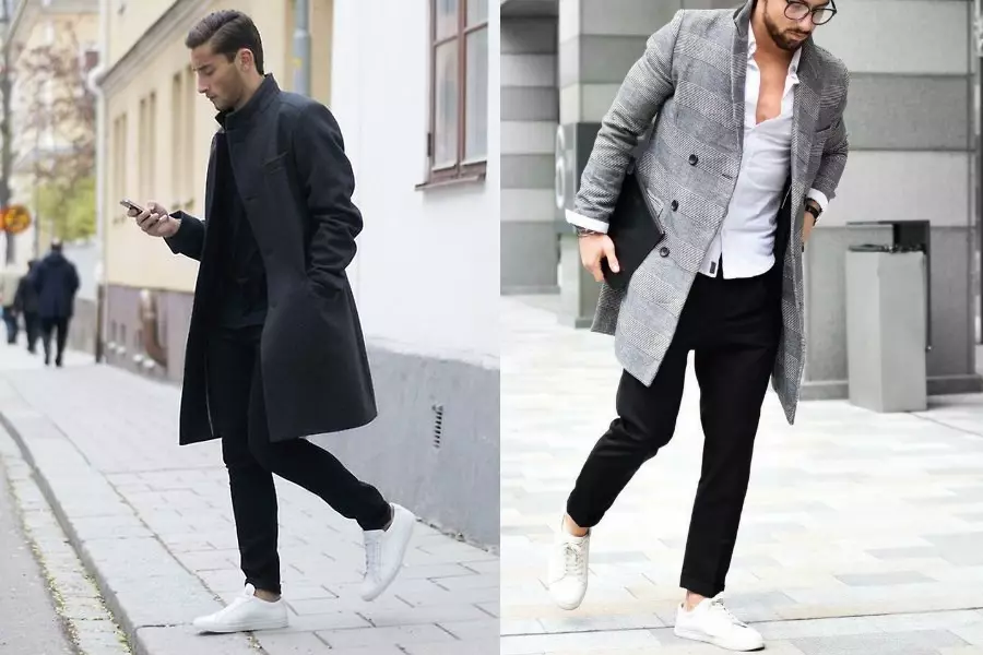 Πώς να φορέσετε λευκά παπούτσια με μαύρο τζιν 3080_7