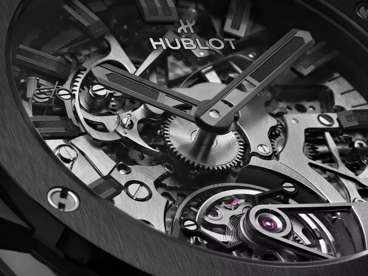 Керамічны хвілінны рэпецір Hublot 10