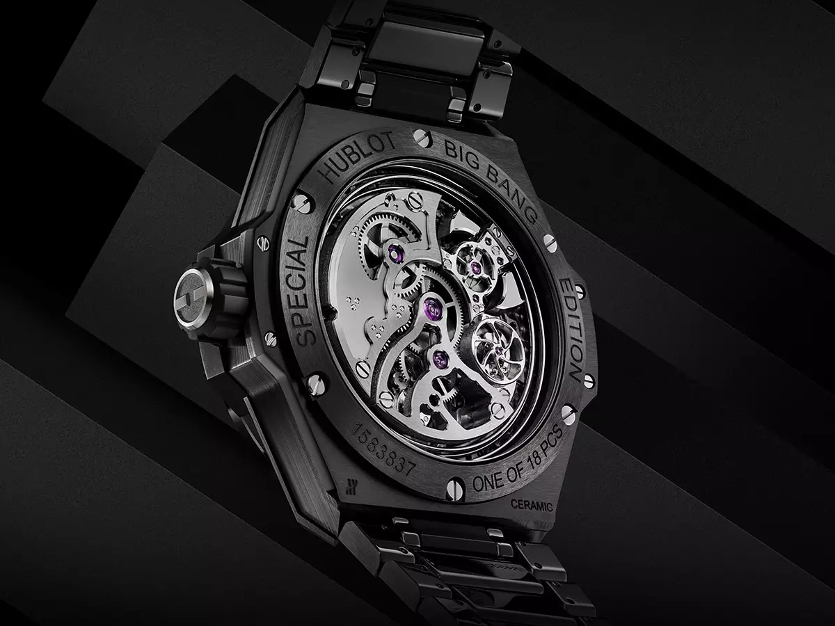 Керамічны хвілінны рэпецір Hublot 11