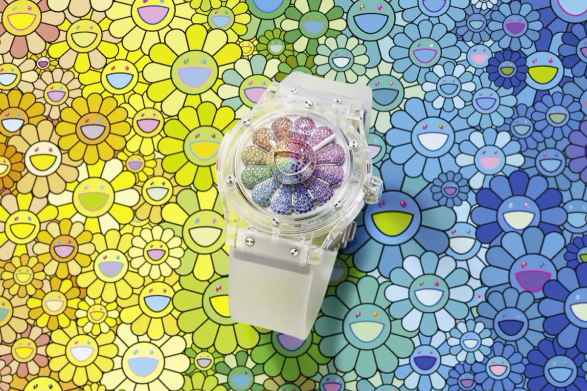Hublot klassieke fusion takashi murakami saffier regenboog