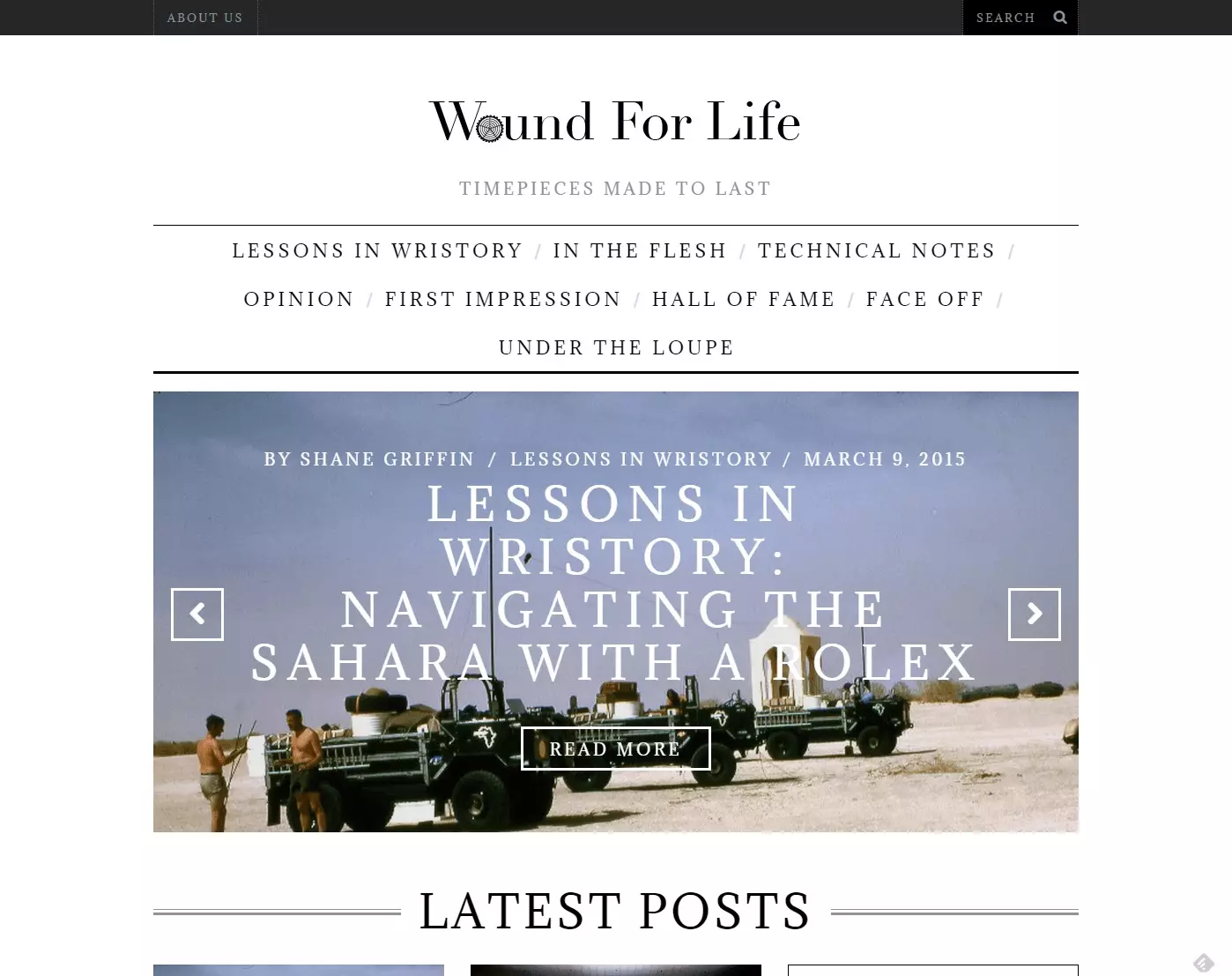 Wound for Life Watch Blog