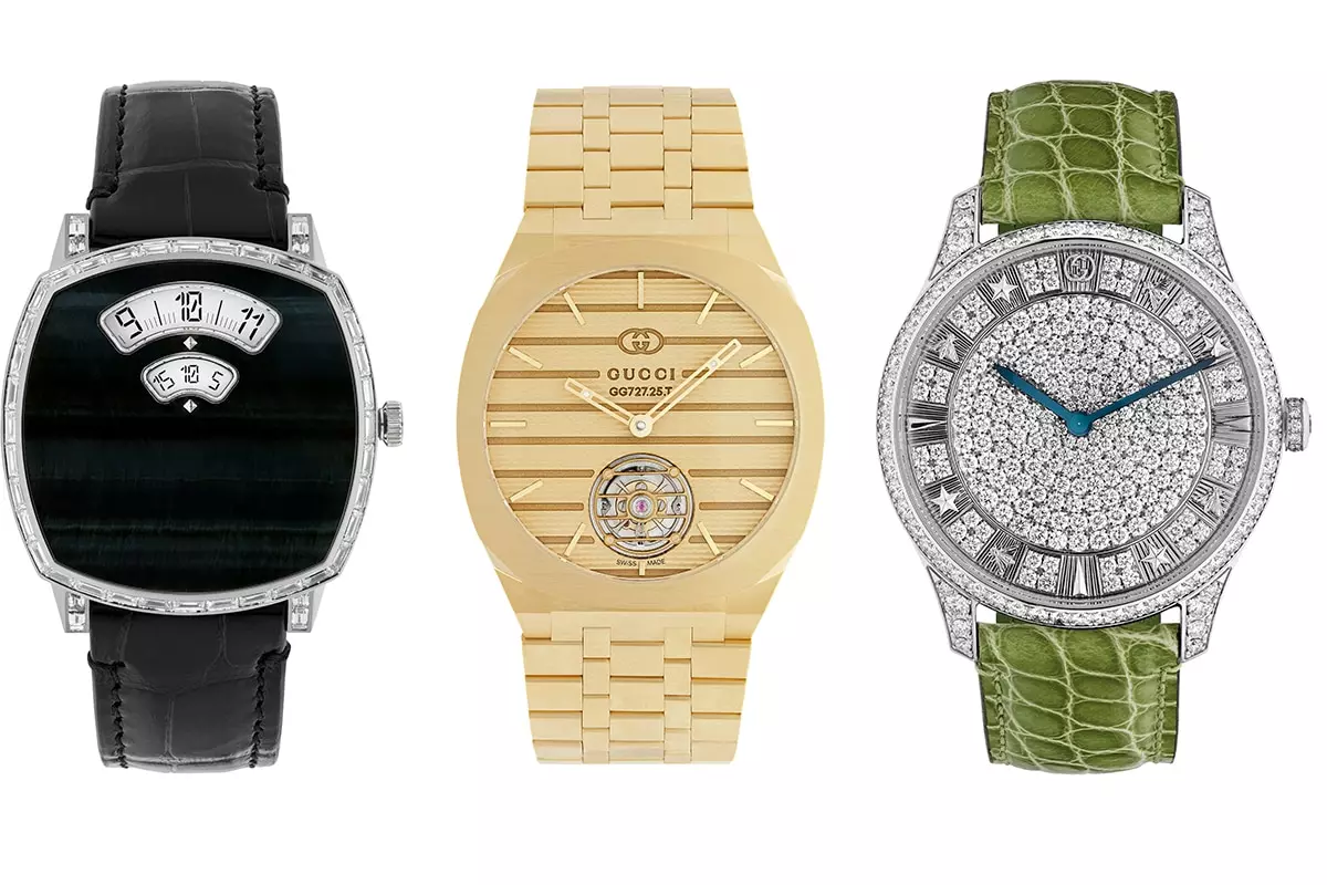 Gucci llança col·leccions d'alta rellotgeria