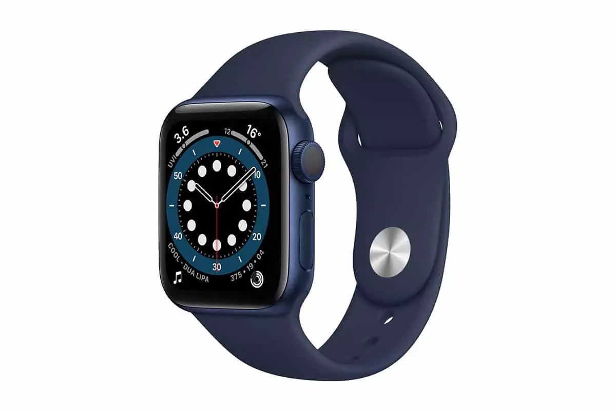 blue apple watch rige seis