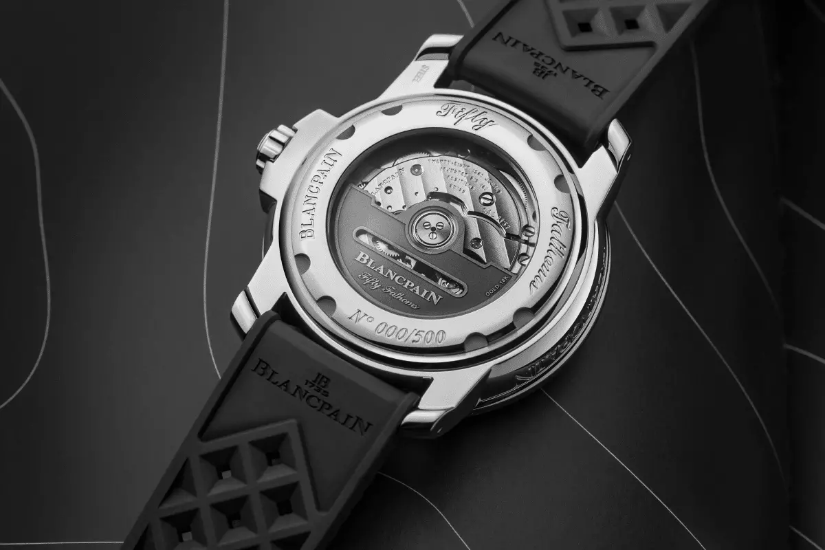 Blancpain ສະແດງຄວາມຊົມເຊີຍຕໍ່ອະດີດດ້ວຍຫ້າສິບ Fathoms No Rad Limited-Edition Timepiece 3913_1