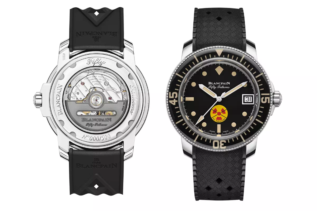 Blancpain ສະແດງຄວາມຊົມເຊີຍຕໍ່ອະດີດດ້ວຍຫ້າສິບ Fathoms No Rad Limited-Edition Timepiece 3913_2