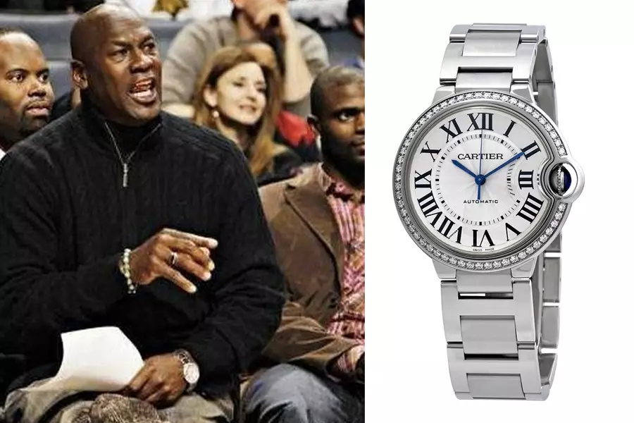 Coleção de relógios Michael Jordan - Cartier Ballon Bleu