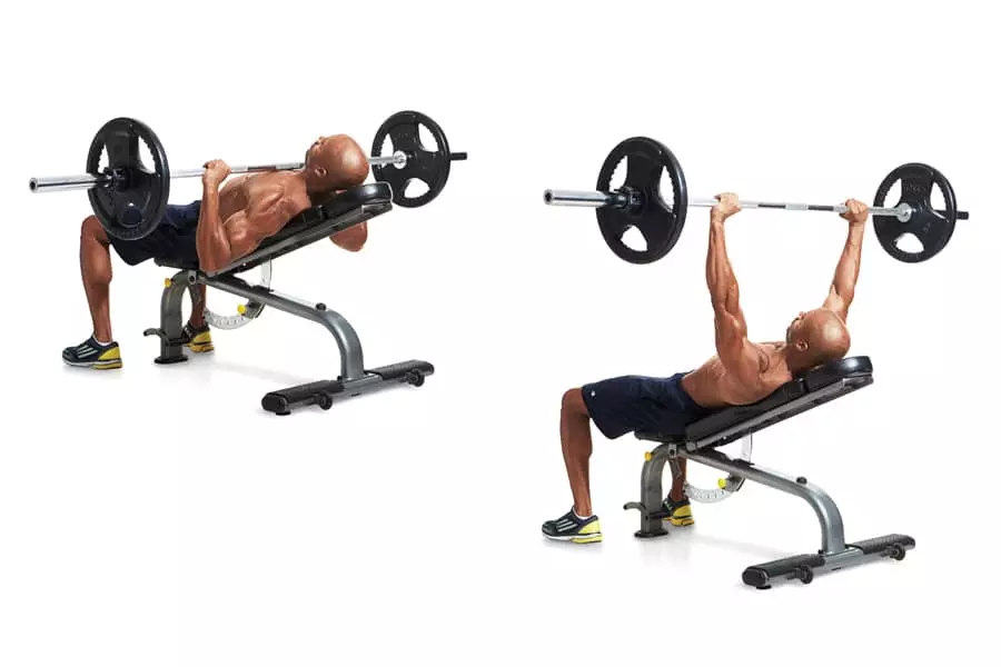 Gwasg Barbell Bench