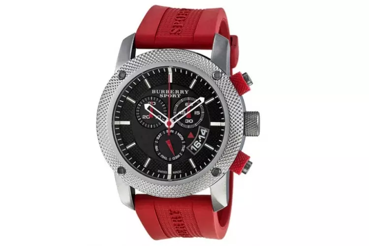 burberry sport chronograph gúmmíúr bu7706