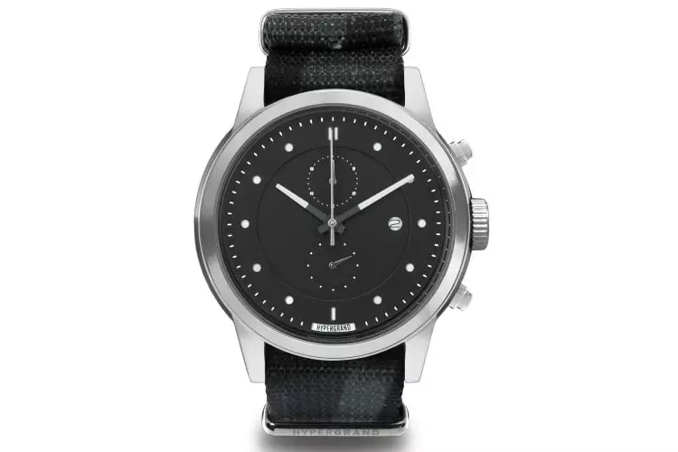 Hypergrand maverick chrono silver black tarmac