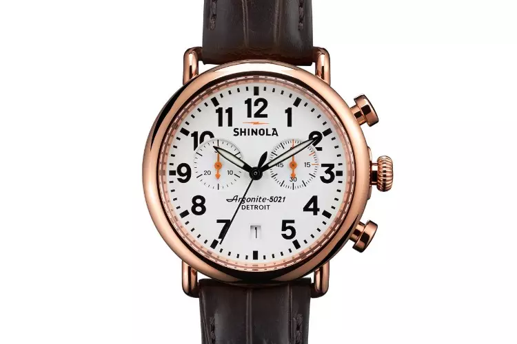 shinola y runwell chrono aur rhosyn