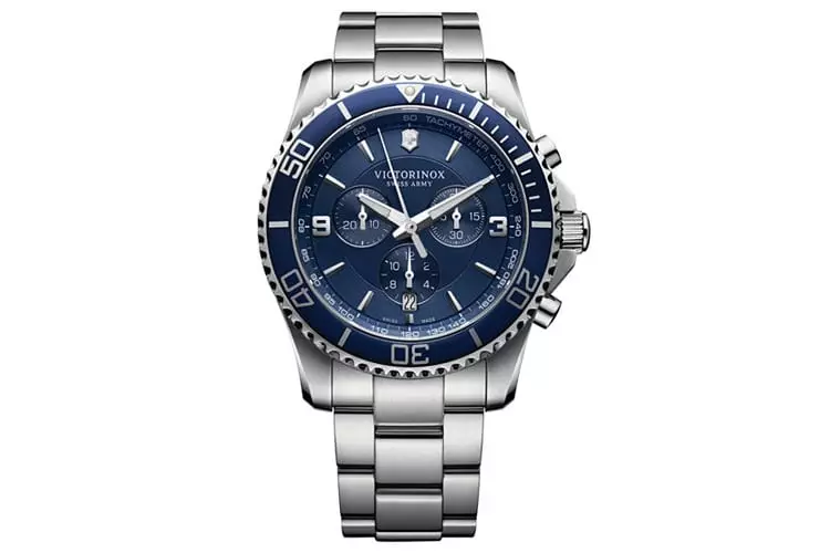 victorinox men 241689 maverick armbandsúr úr ryðfríu stáli