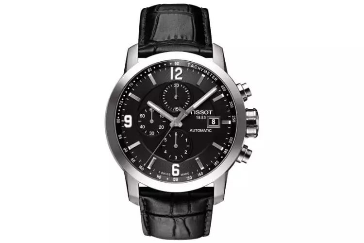 tissot men prc 200 շվեյցարական ավտոմատ սև ժամացույց