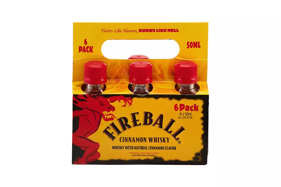 Fireball Kanéil Whisky Mini d'6 Pack Chrëschtdag Cadeau Guide