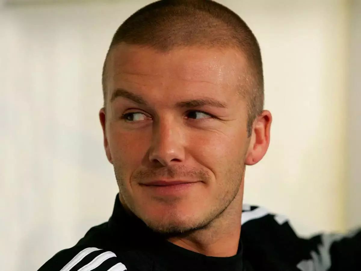 Buzzcut លោក David Beckham