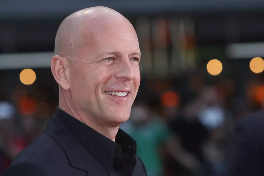 Bruce Willis Účes oholené hlavy