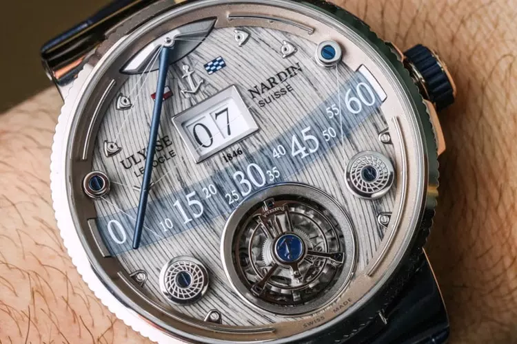 ulysse nardin lielā klāja jūras turbiljons