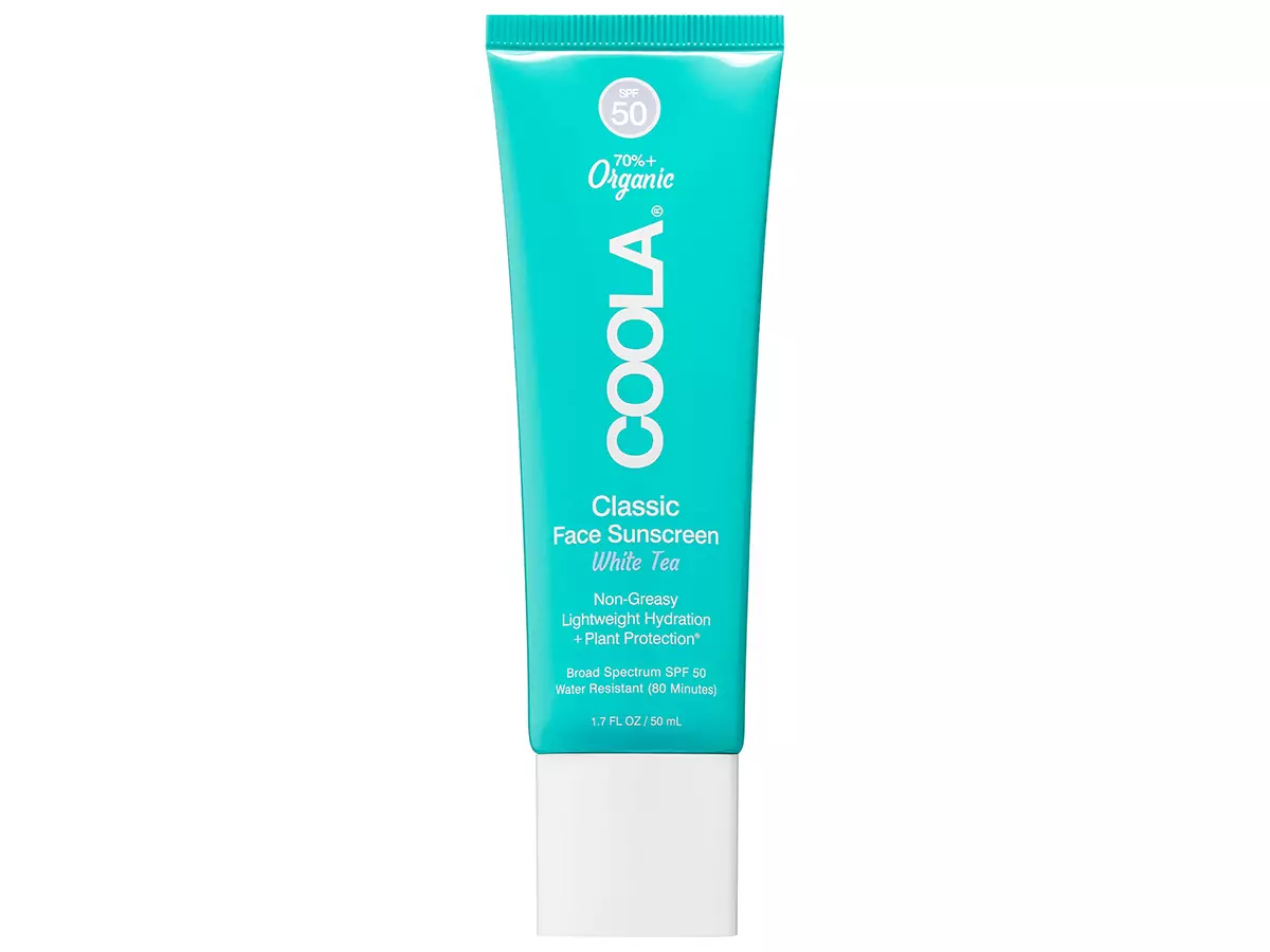 coola classic face sunscreen ine white tea