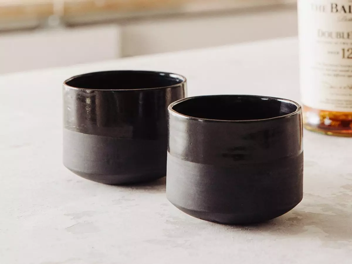 Milly Dent Charcoal Whiskey Tumbler