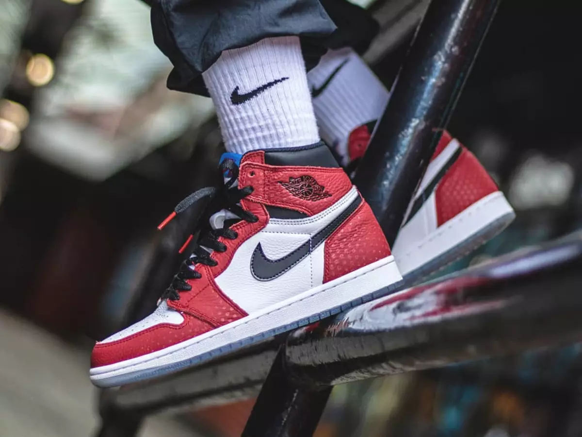 jordan 1 retro high spider man cerita asal