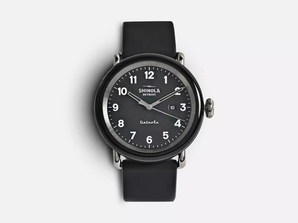 Shinola detrola שעון שחור 23