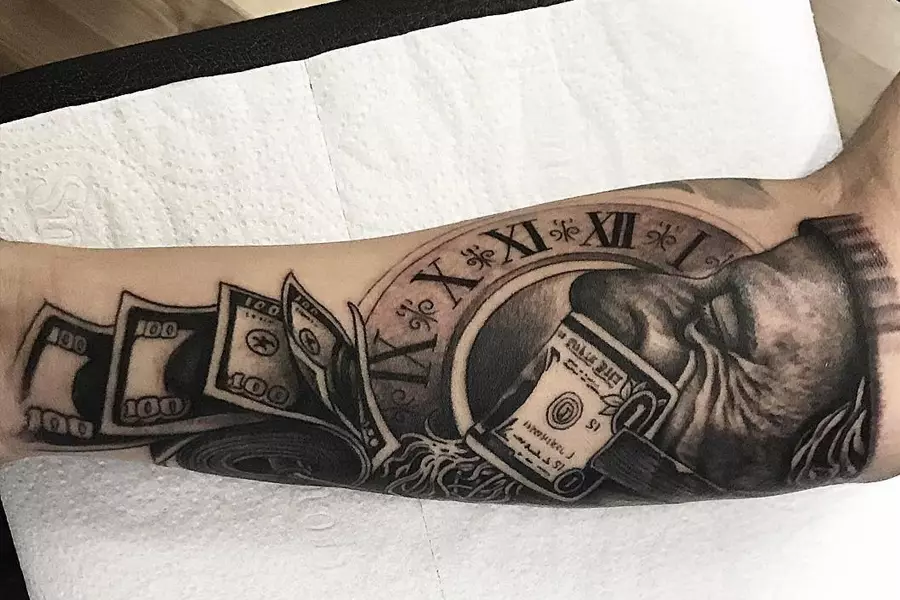 Pieniądze tatuaż