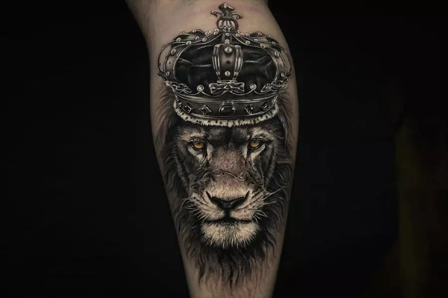 Meilleures idées de tatouage pour hommes - tatouage de lion