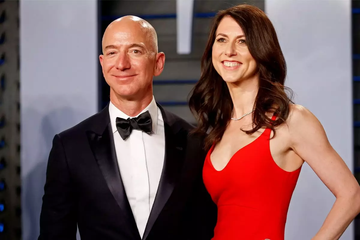 Jeff Bezos und Mackenzie Scott