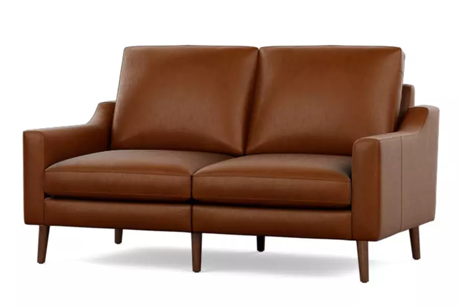 Burrow Nomad Lether Loveseat