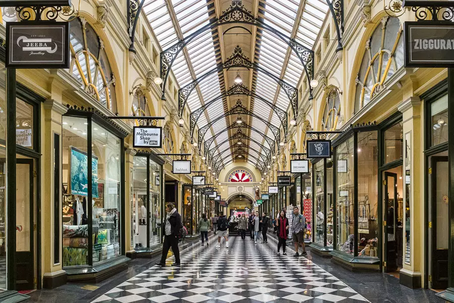 shopping på block arcade