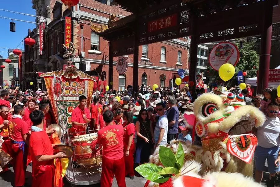 Kinesisk nytår Melbourne Chinatown