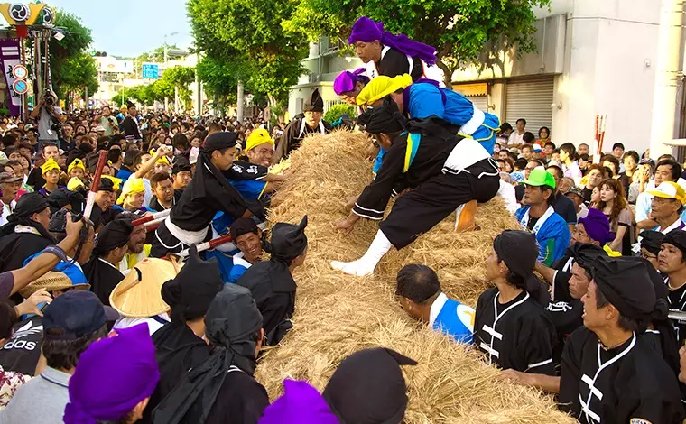 ওকিনাওয়ার ছবিগুলিতে একক ঝলক