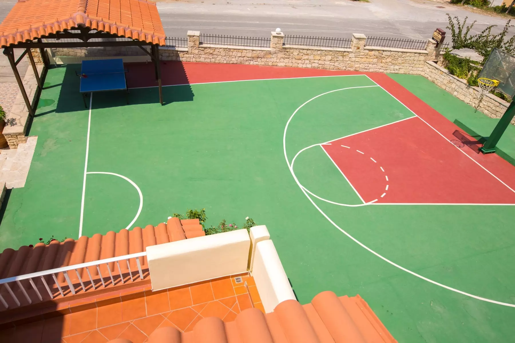 Pigi Griekenland basketbalveld