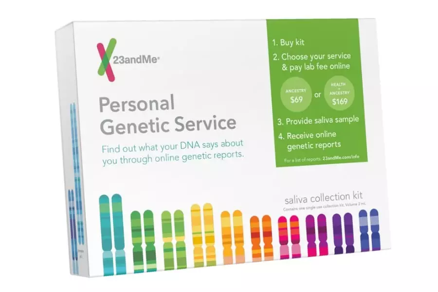 23andme tès ADN zansèt sèvis jenetik pèsonèl