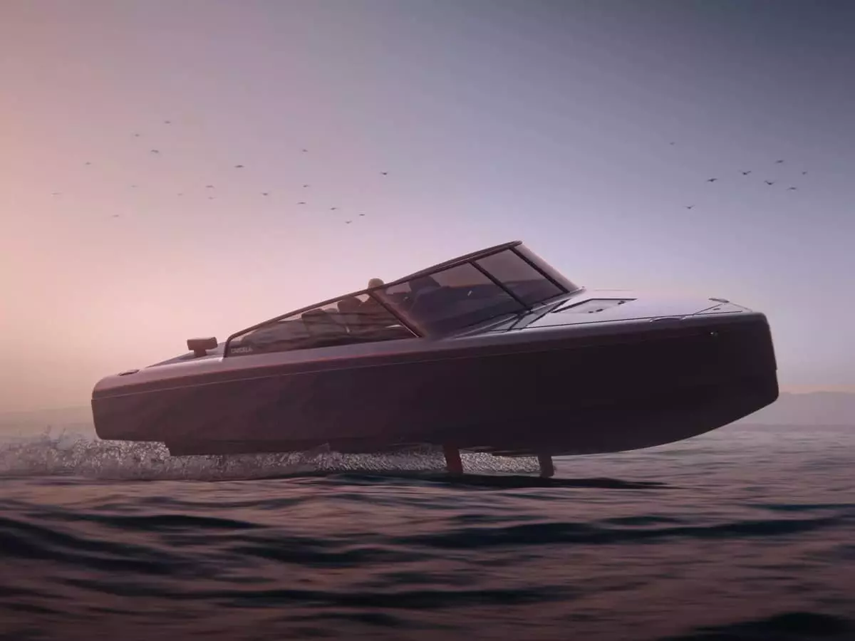 5candela c 8 hydrofoil speedboat