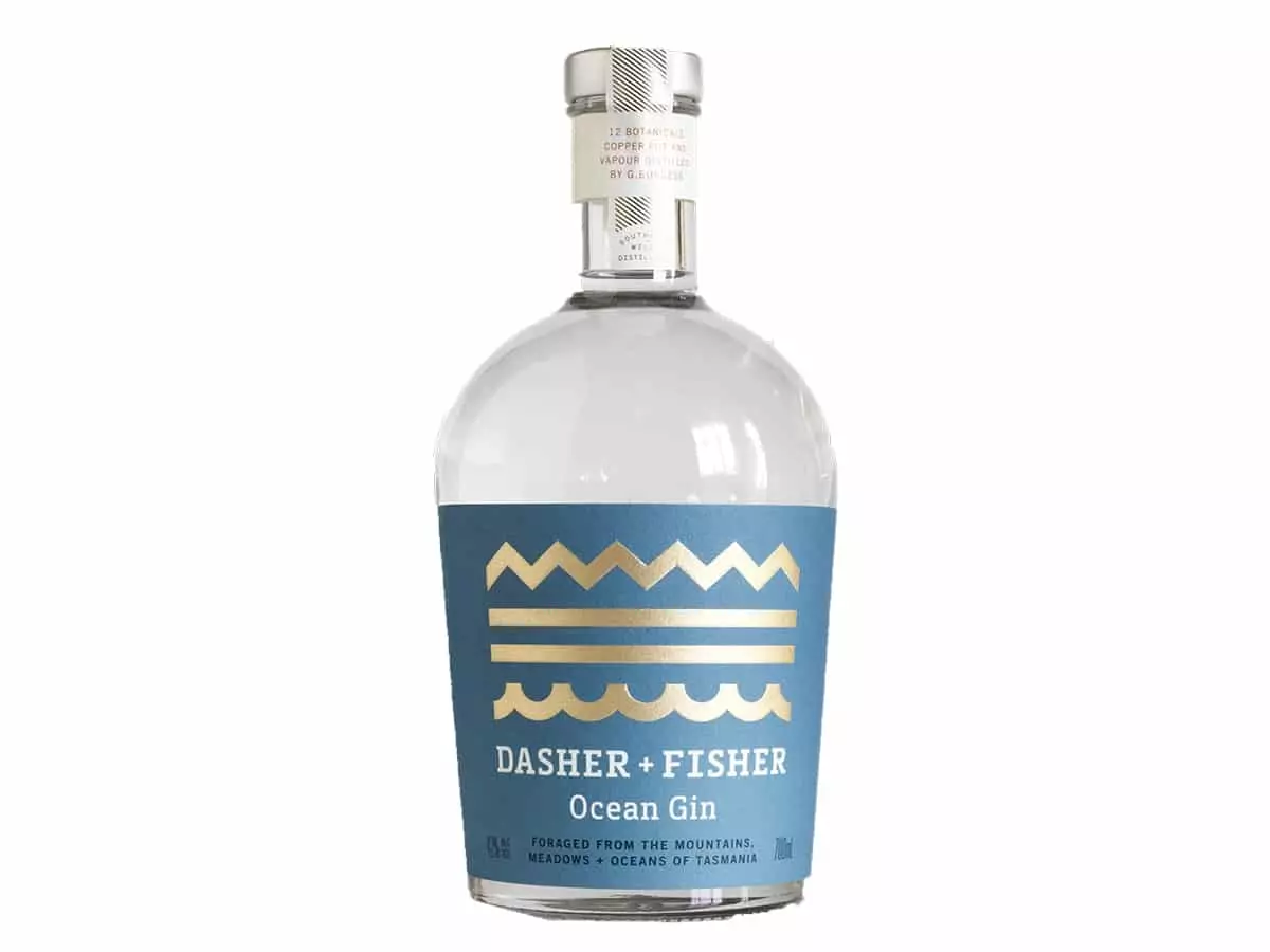 Beschten australesche Gin fir den Tonic vun Ären Dreem Dasher Fisher Ocean Australian Gin