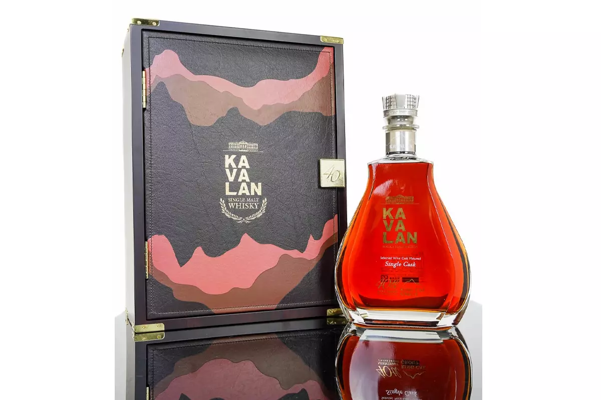 King car 40th anniversary select wine cask matured single malt whisky