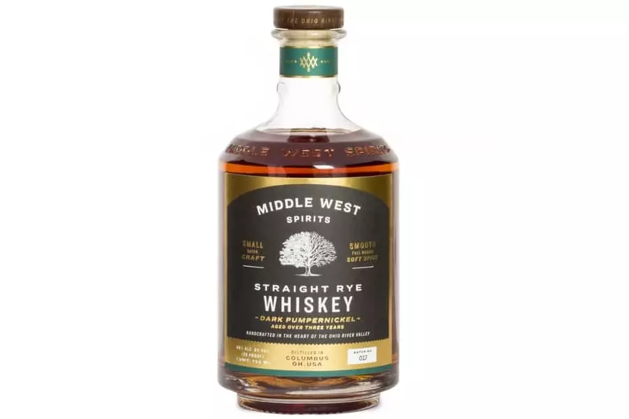 Srednji zapad alkoholni pravi raženi viski