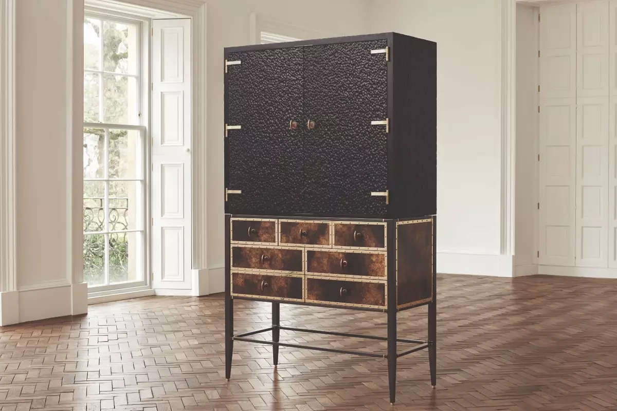 Black bowmore archive cabinet