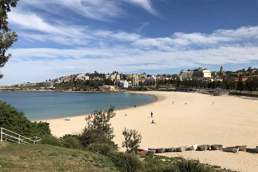 playa de coogee del club de bolos