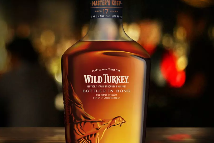 wilder Truthahn, abgefüllt in Bond Whiskey
