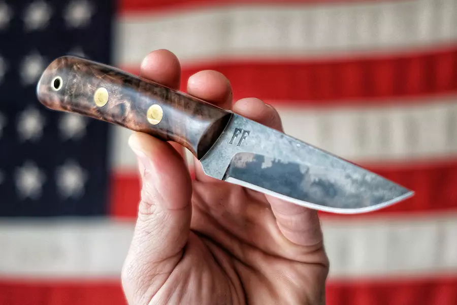 Forge and Foundry Walnut Patch Knife Christmas Gift Guide Boozehound