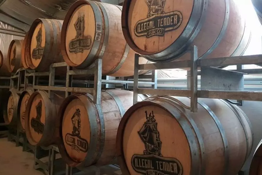 Australian rum barrels