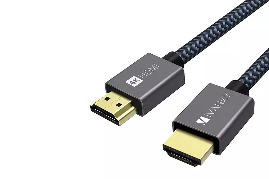 Ivanky 6.6ft Xawaaraha Sare 18Gbps HDMI Cable 2.0
