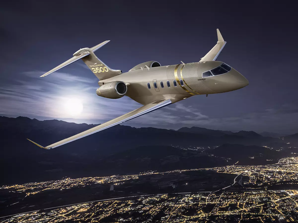 $37 Mill Bombardier Challenger 3500 គឺជា 'Zero Gravity' ដ៏ប្រណិត