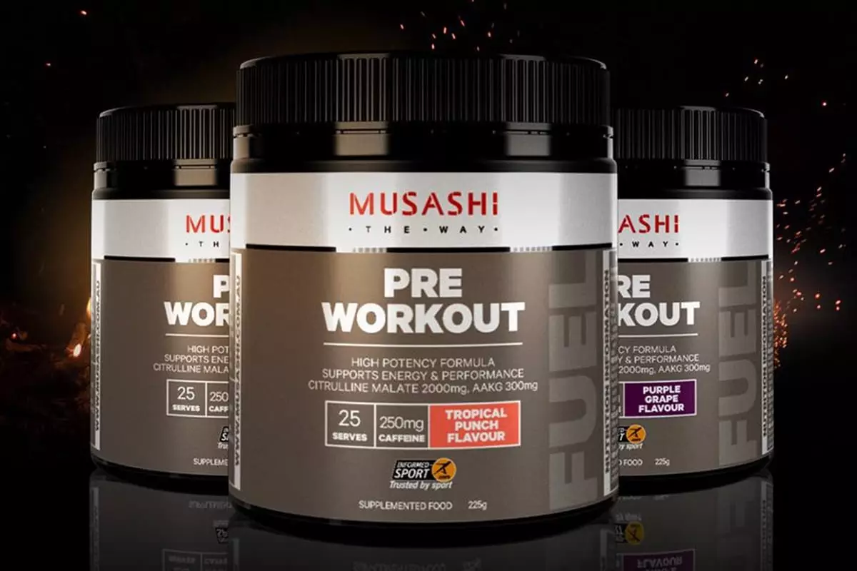 Pre-Workout ທຸກຢ່າງທີ່ເຈົ້າຕ້ອງການຮູ້ Musashi ວິທີການກ່ອນການອອກກຳລັງກາຍ